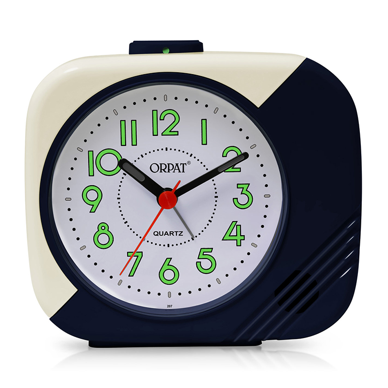 Orpat TBB-207 (4.5 V) Buzzer Alarm Clock (Telephone Blue) | Orpat Group