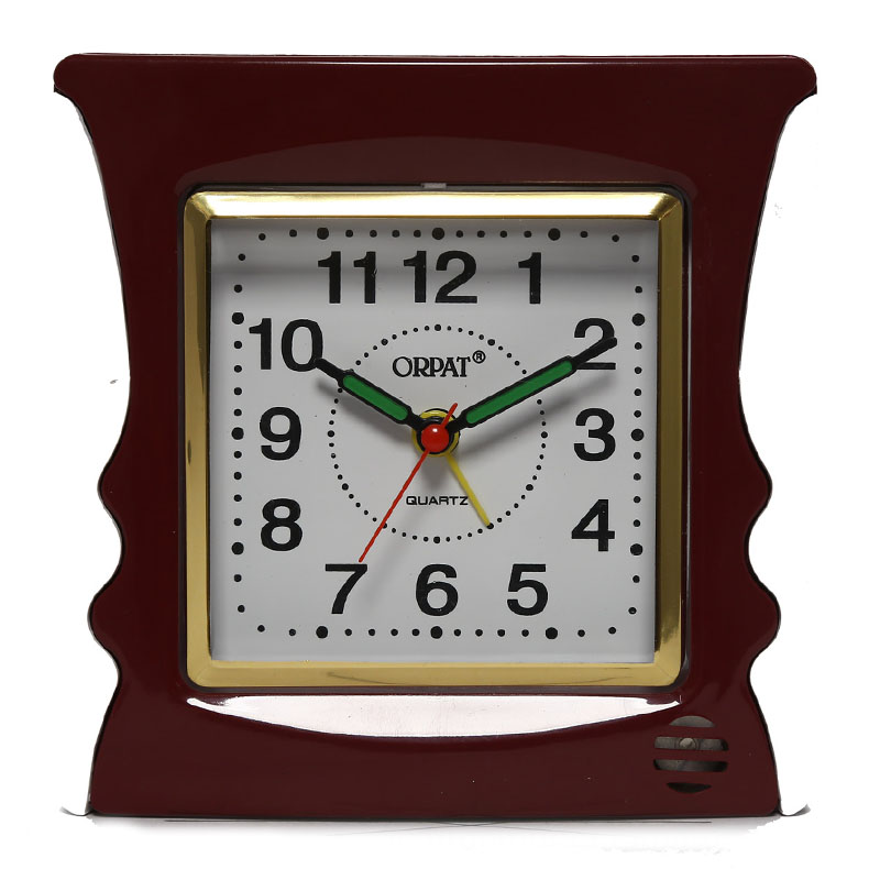 Buy TBB 317 Quartz Burgendy Buzzer Alarm Clock | Orpat