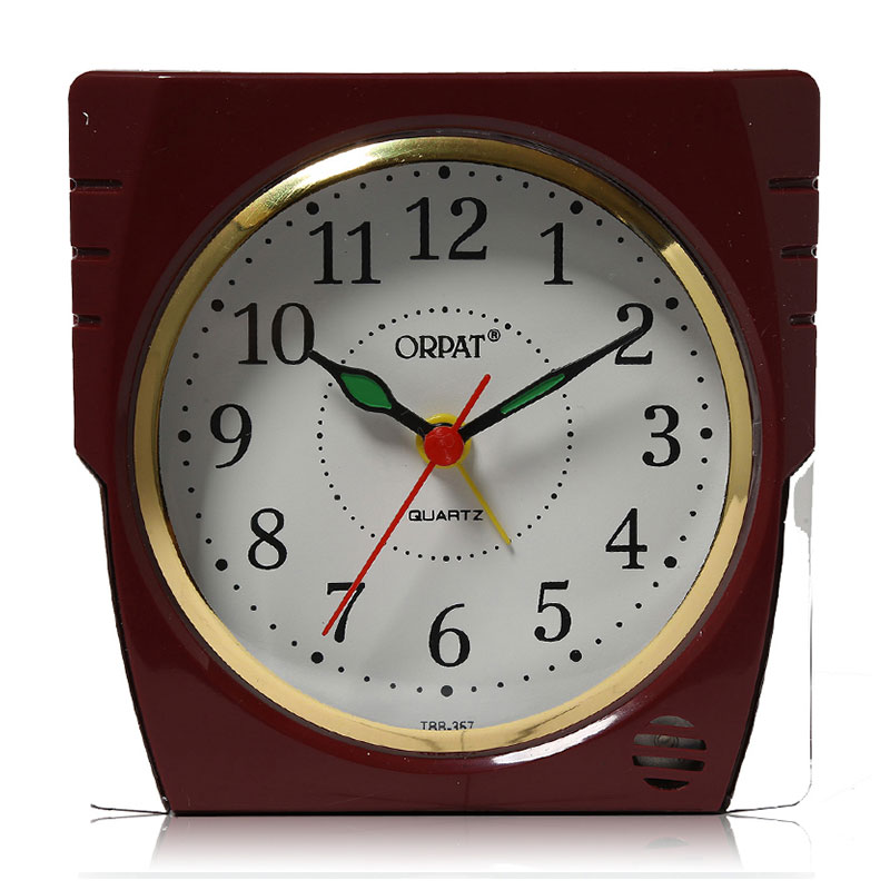 Orpat TBB-357 Buzzer Alarm Clock (Burgundy) | Orpat Group
