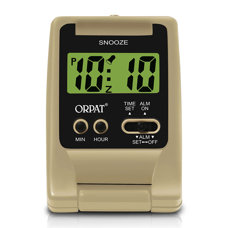 Orpat TBZLL-627 DX Digital Alarm Clock (Black) | Orpat Group