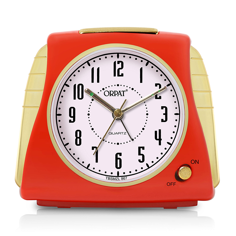 Orpat TBSMZL-867 Musical Alarm Clock (Red) | Orpat Group