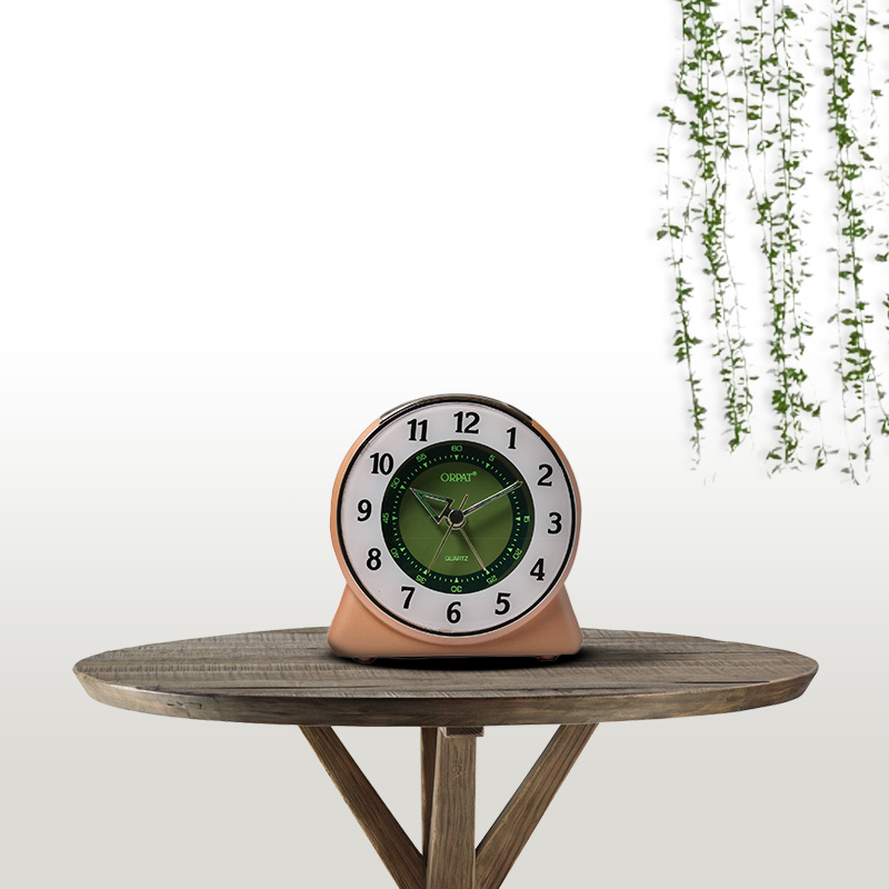 Orpat TBSLF-657 Musical Alarm Clock (Golden) | Orpat Group