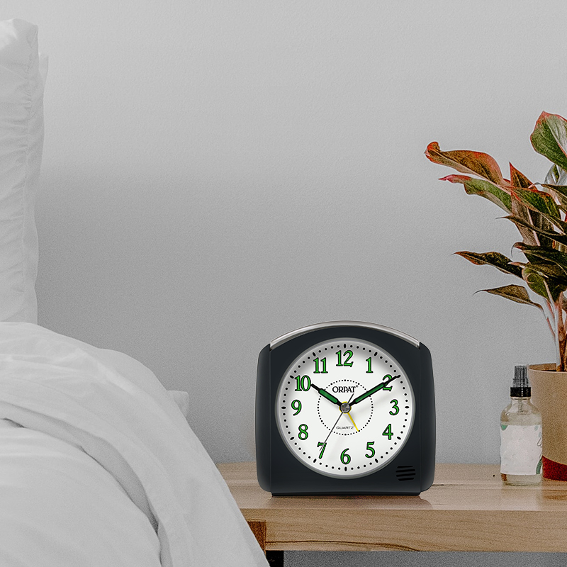 Orpat TBZL-697 Snooze Buzzer Alarm Clock (Truly Grey) | Orpat Group