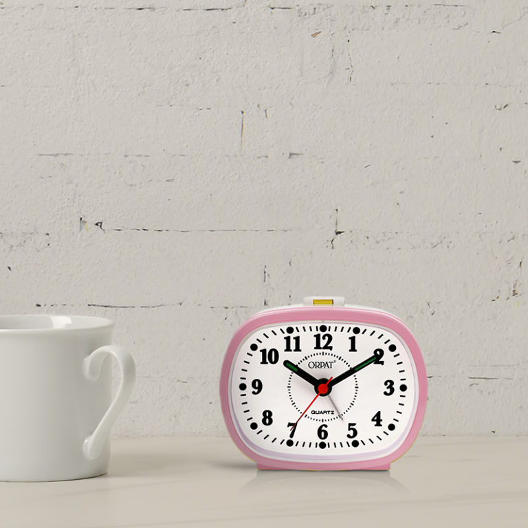 Orpat TBZL-607 Snooze Buzzer Alarm Clock (Pink) | Orpat Group