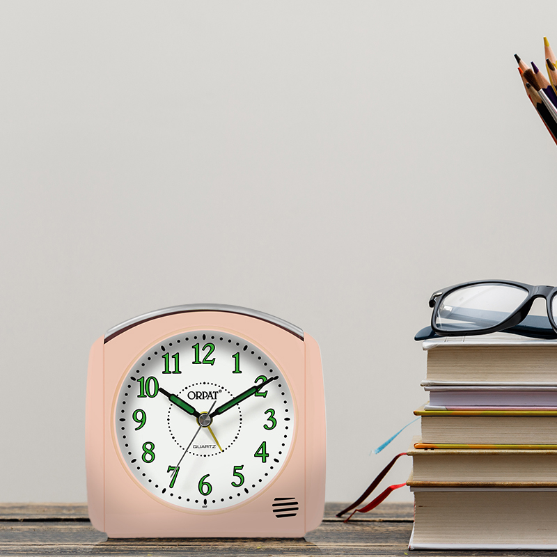 Orpat TBZL-697 Snooze Buzzer Alarm Clock (Light Pink) | Orpat Group