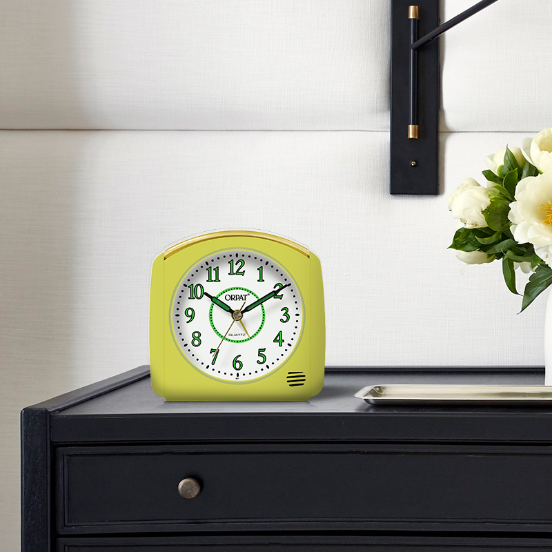 Orpat TBZL-697 Snooze Buzzer Alarm Clock (Yellow) | Orpat Group