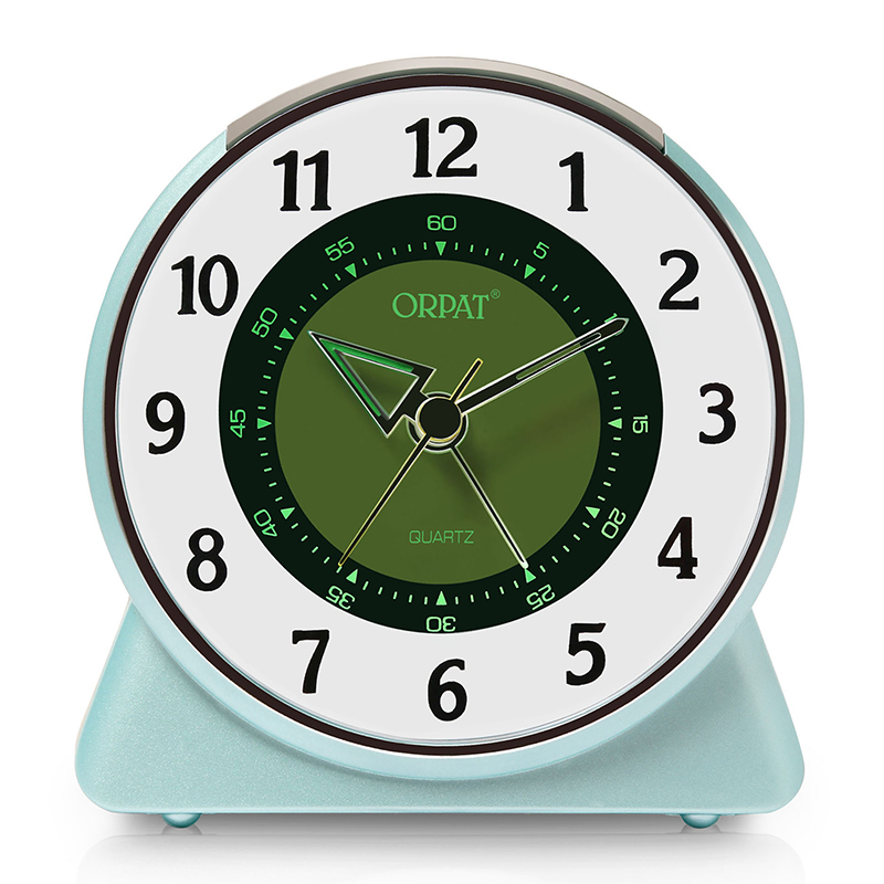 Orpat TBZLF-657 Snooze Buzzer Alarm Clock (Coral Green) | Orpat Group