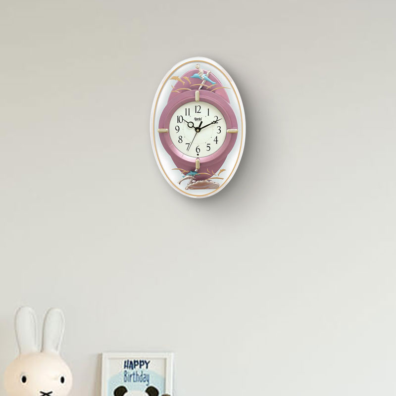 1827 Light Red Musical Pendulum Clock | Orpat