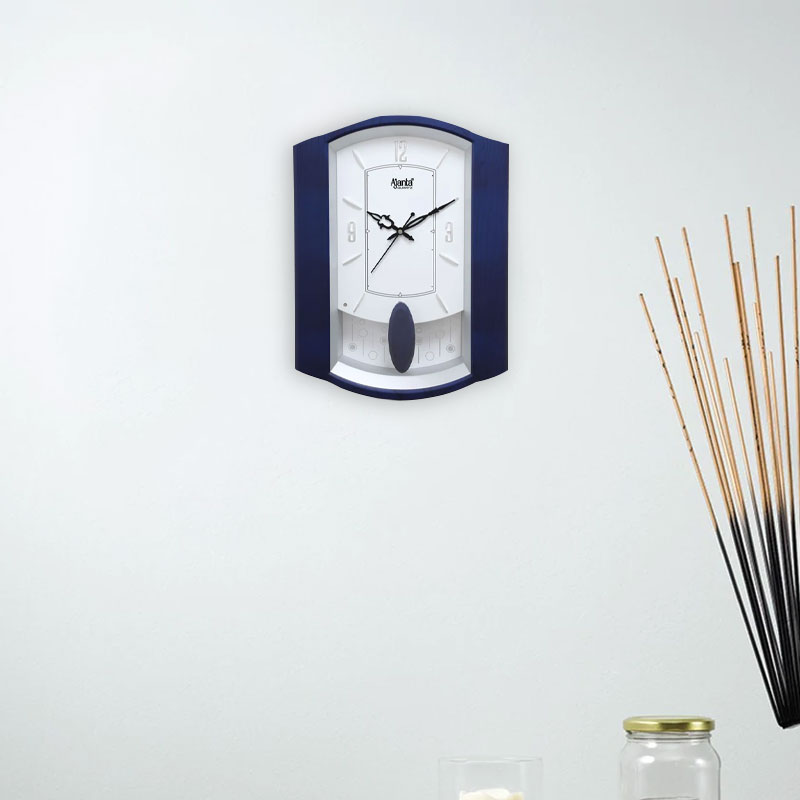 1927 Blue Green Musical Pendulum Clock | Orpat