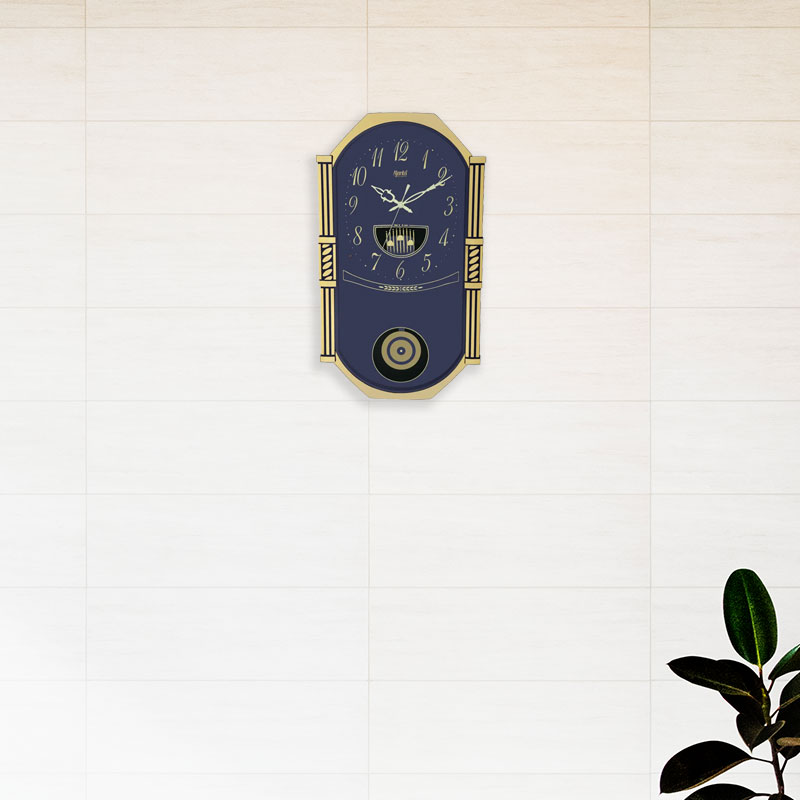 427 Blue Musical Pendulum Clock | Orpat