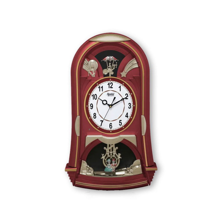 4627 Red Musical Pendulum Clock | Orpat