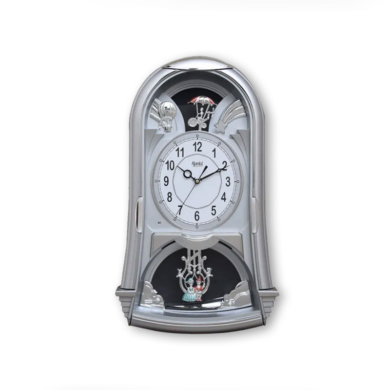 4627 Silver Musical Pendulum Clock | Orpat