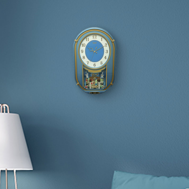 5827 Blue Musical Pendulum Clock | Orpat