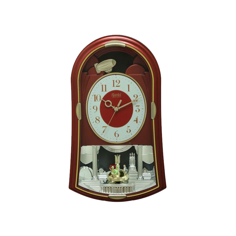 6227 Red Musical Pendulum Clock | Orpat