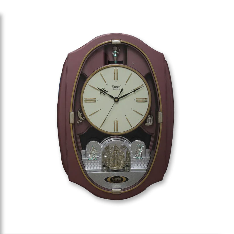 6427 Brown Musical Pendulum Clock | Orpat