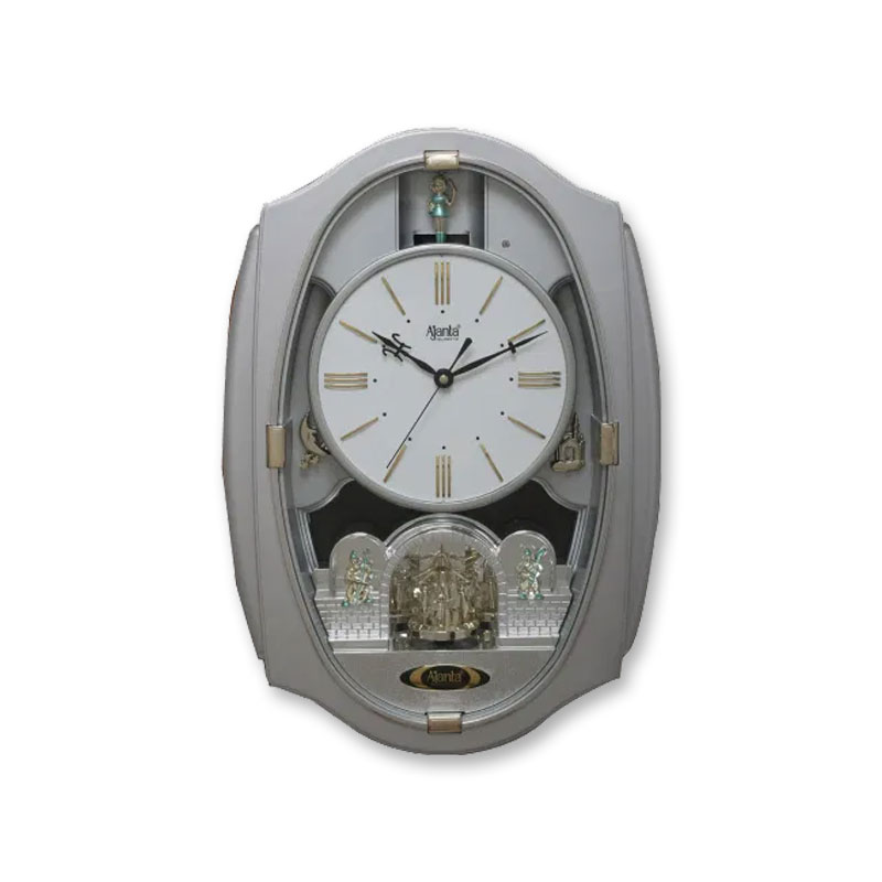 6427 Silver Musical Pendulum Clock | Orpat
