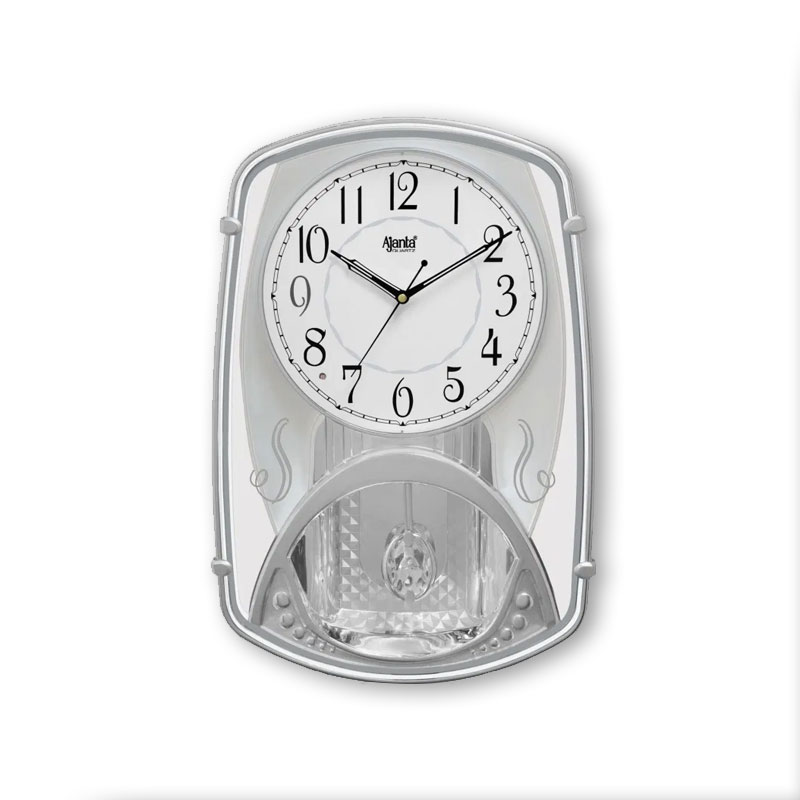 2027 Silver Musical Pendulum Clock | Orpat