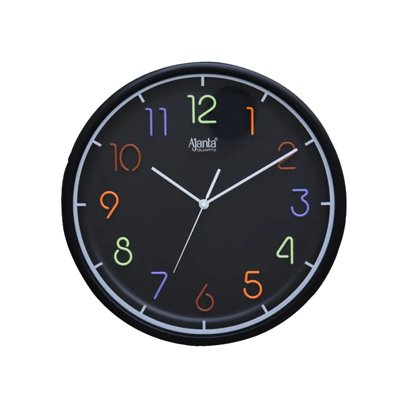 Wall Clock - Designer Clock - 2297 - Black - Orpat Group