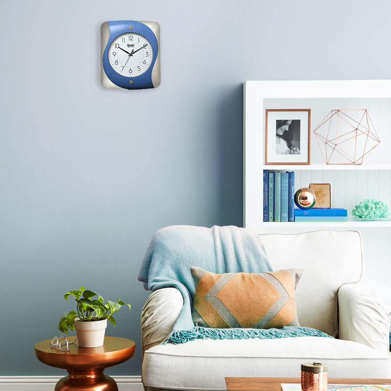 Wall Clock - Fancy Clock - 1837 - Baby Blue - Orpat Group