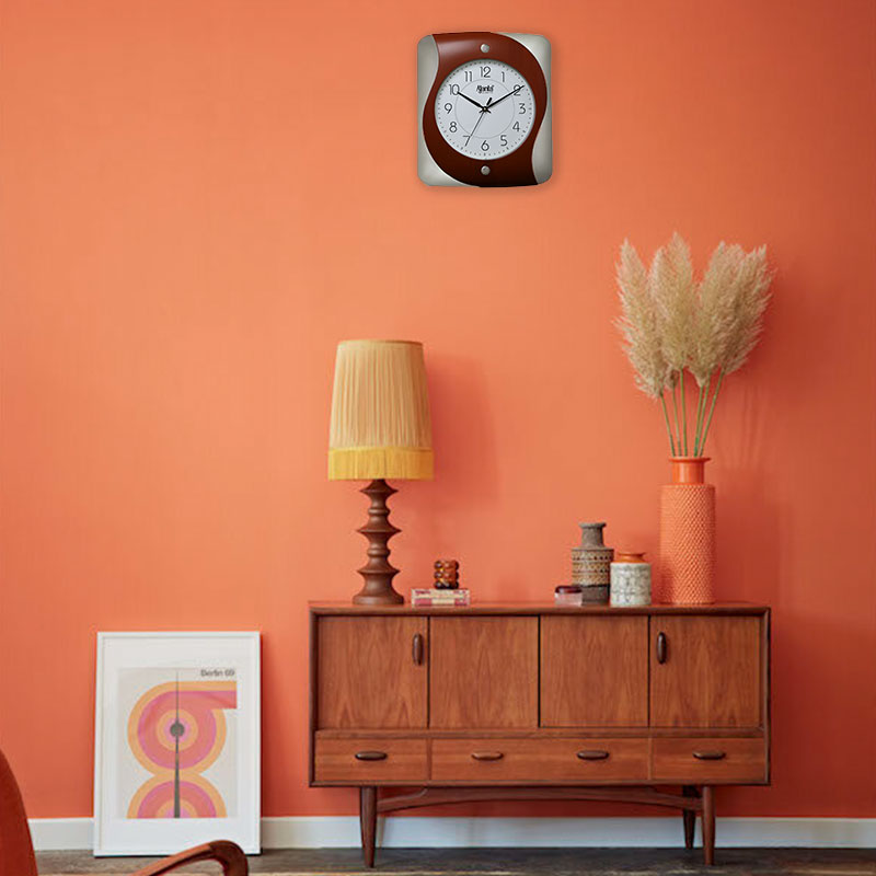 Wall Clock - Fancy Clock - 1837 - Brown - Orpat Group