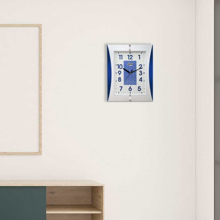 Wall Clock - Fancy Clock - 2097 - Blue - Orpat Group