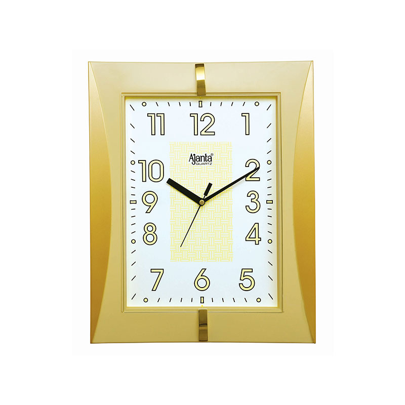 Wall Clock - Fancy Clock - 2097 - Golden - Orpat Group