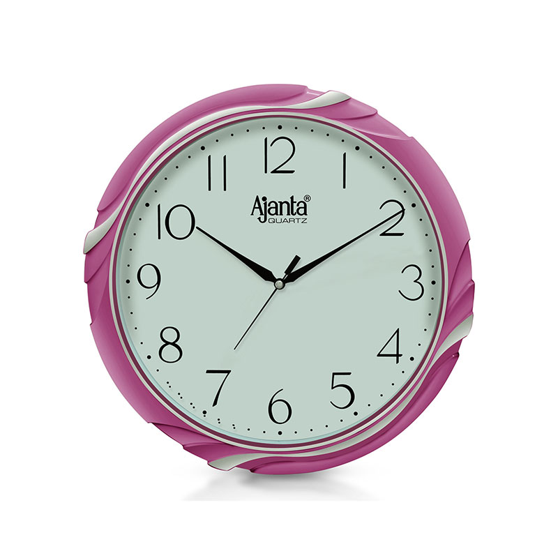 Ajanta 2677 Fancy Wall Clock (Pink) | Orpat Group