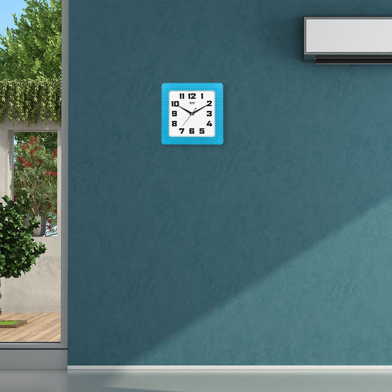 Ajanta 3067 Fancy Wall Clock (Blue) | Orpat Group