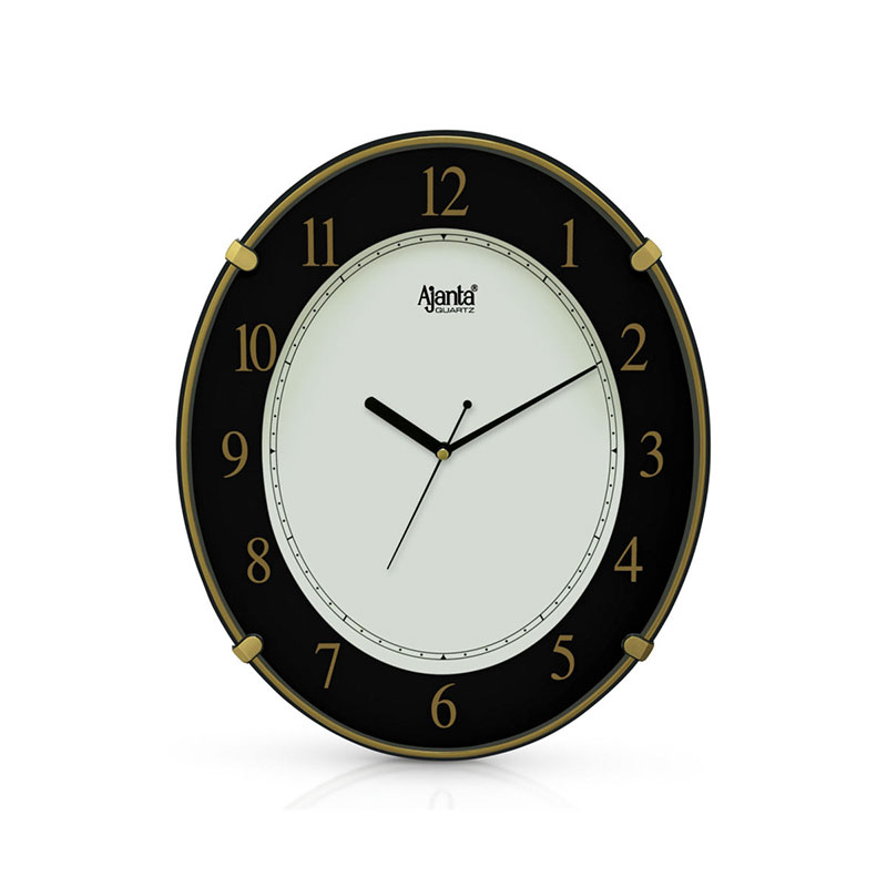 Ajanta 707 Fancy Wall Clock (Black) | Orpat Group