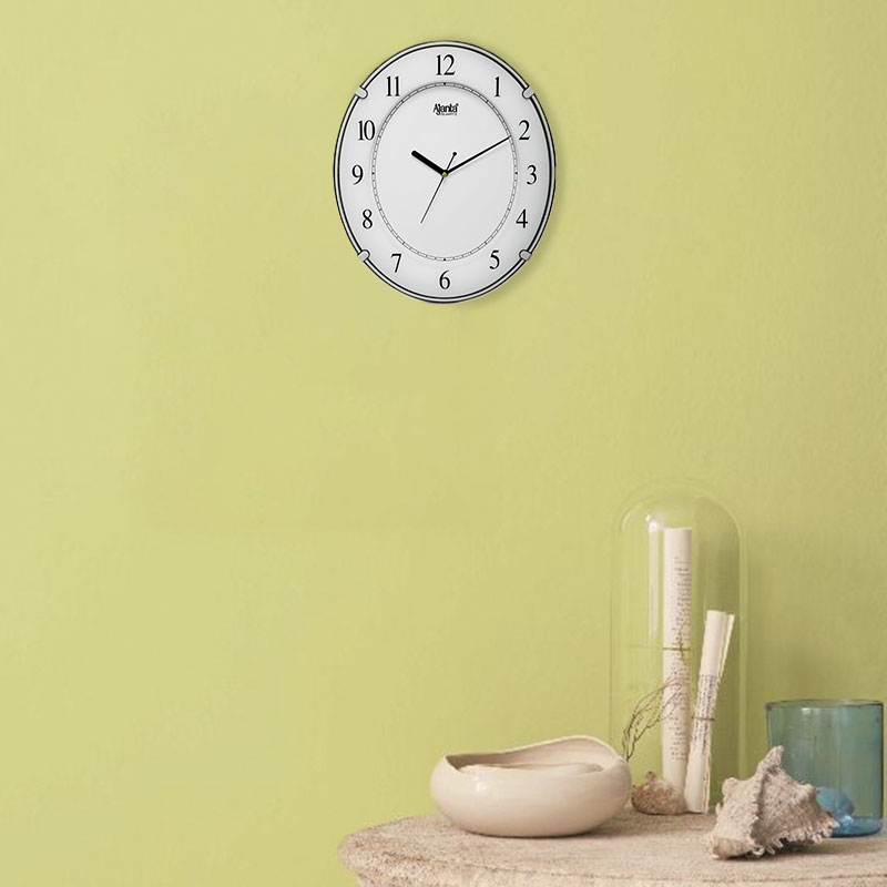 Ajanta 707 Fancy Wall Clock (White) | Orpat Group