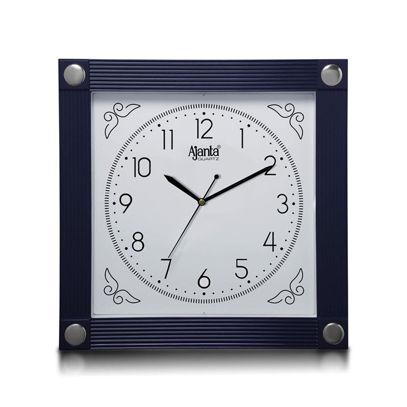 Buy Ajanta 887 Fancy Wall Clock (Blue) | Orpat Group