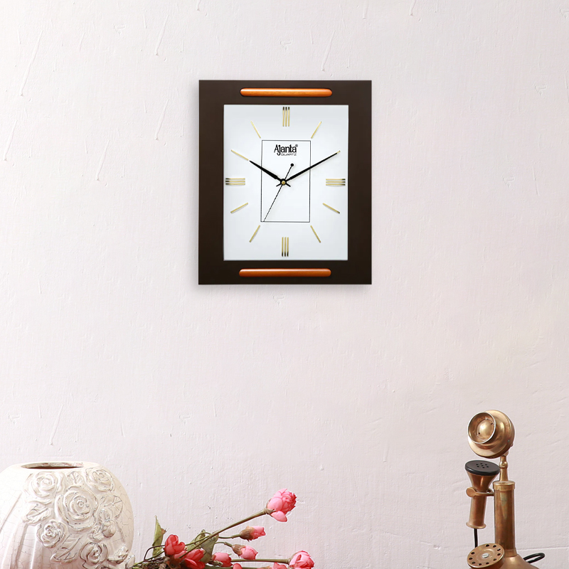 Buy Wooden Sweep Second Clocks Online in India | Orpat Group