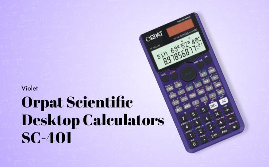 Scientific Desktop Calculators SC-401 MS MAJESTIC YELLOW - Orpat Group