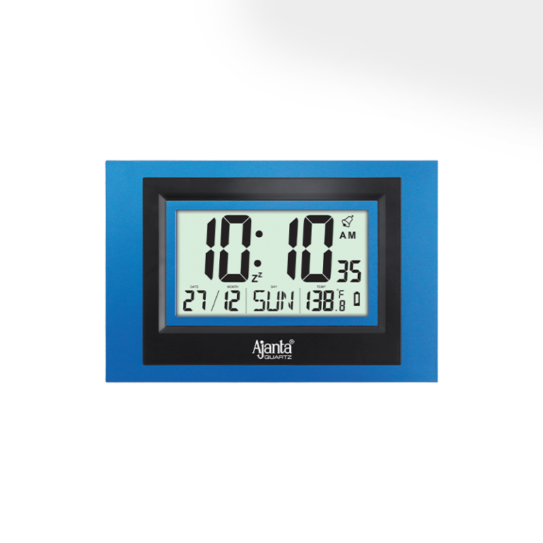 Wall Clock - Desktop Display - LCD Clock - Calendar Clock - LCD 145 ...