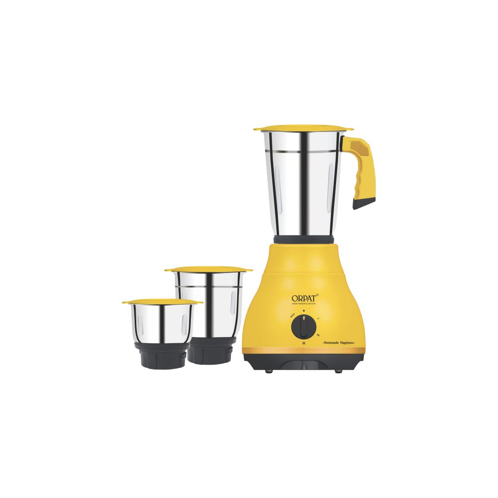 Mixer Grinder – Kitchen Chef Pro – 650W - Majestic Yellow - Orpat Group