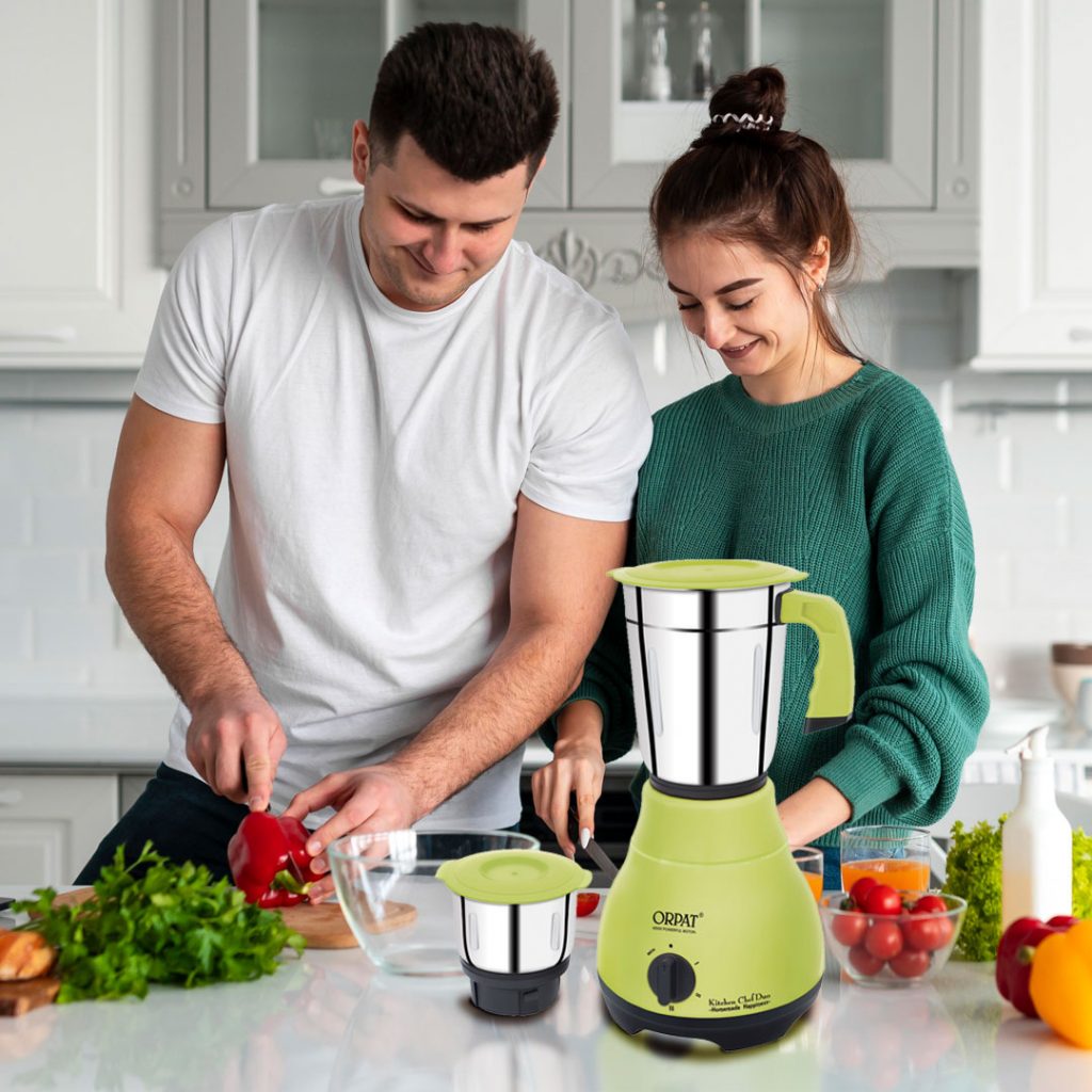Mixer Grinder – Kitchen Chef Duo 650W - Ming Green - Orpat Group