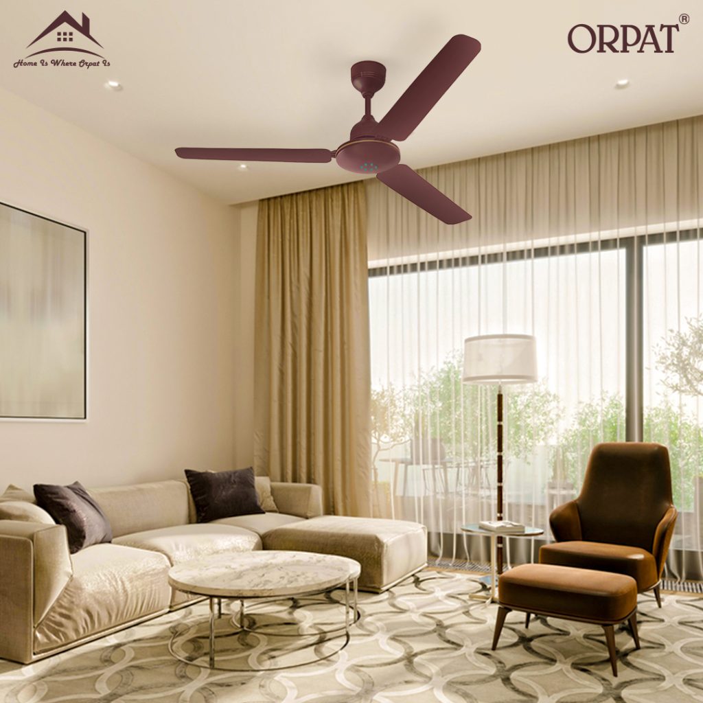 BLDC Ceiling Fan – Moneysaver I S – 28W – AB Brown With Remote & App ...