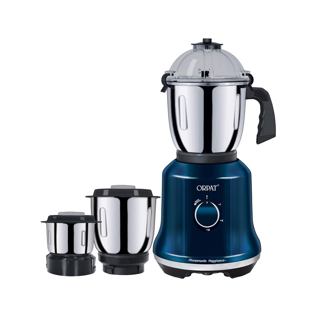 Mixer Grinder – Kitchen Bot Plus – 1200W - Metallic Blue - Orpat Group