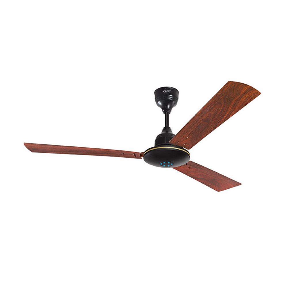 BLDC Ceiling Fan - Moneysaver Plus S - 28W - Wenge Teak Wood With ...