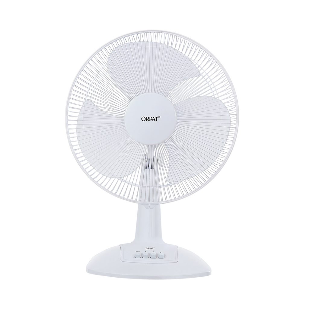 Table Fans – OTF-3337 HS - 2200 RPM – 110W - White - Orpat Group