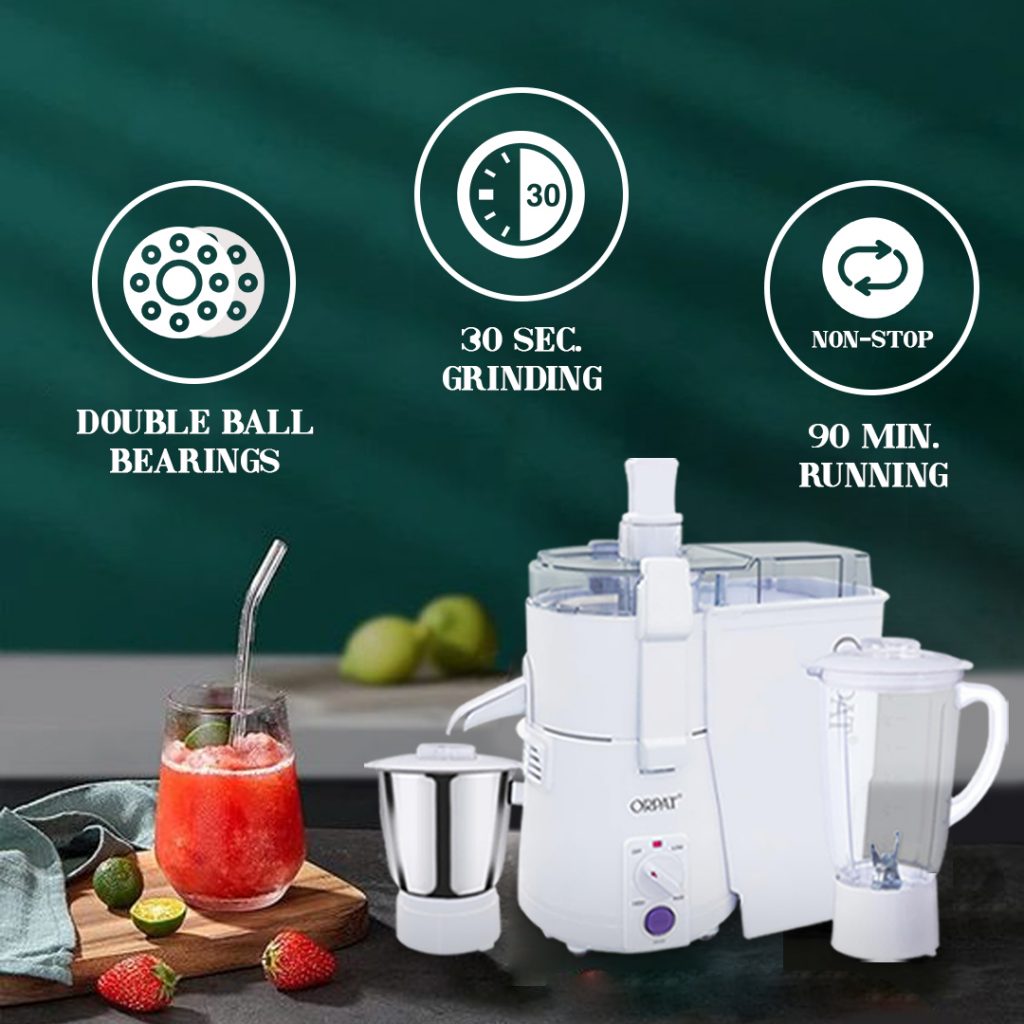 Commercial Juicer Mixer Grinder - Potenza Plus 900W - White - Orpat Group