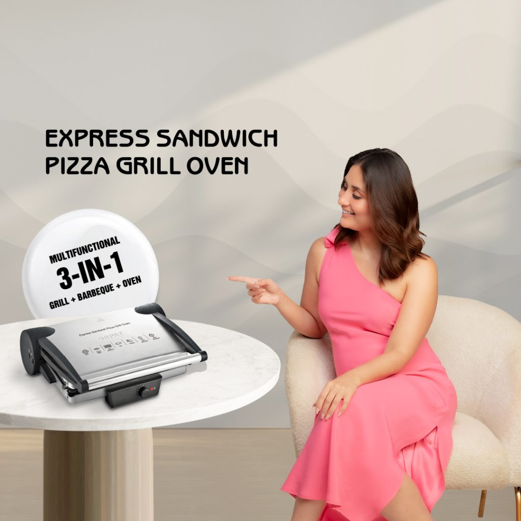 Express Sandwich Pizza Grill Oven - ESPGO - Black - Orpat Group