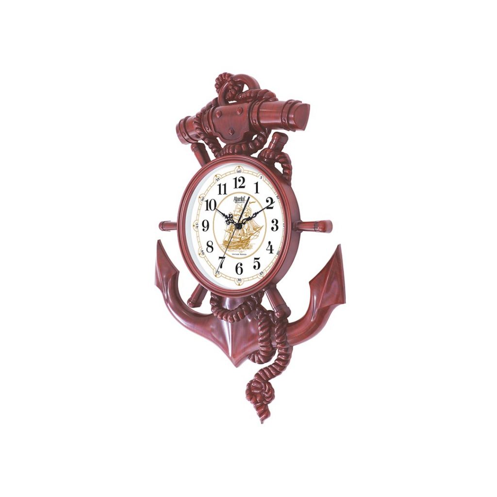 Wall Clock - Vintage series Clock - 9037 - Mahogany - Orpat Group