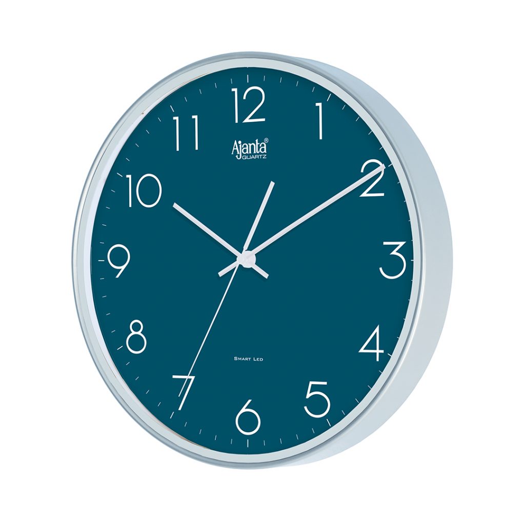 Smart Led Wall Clock - 8797 - Silver - Orpat Group